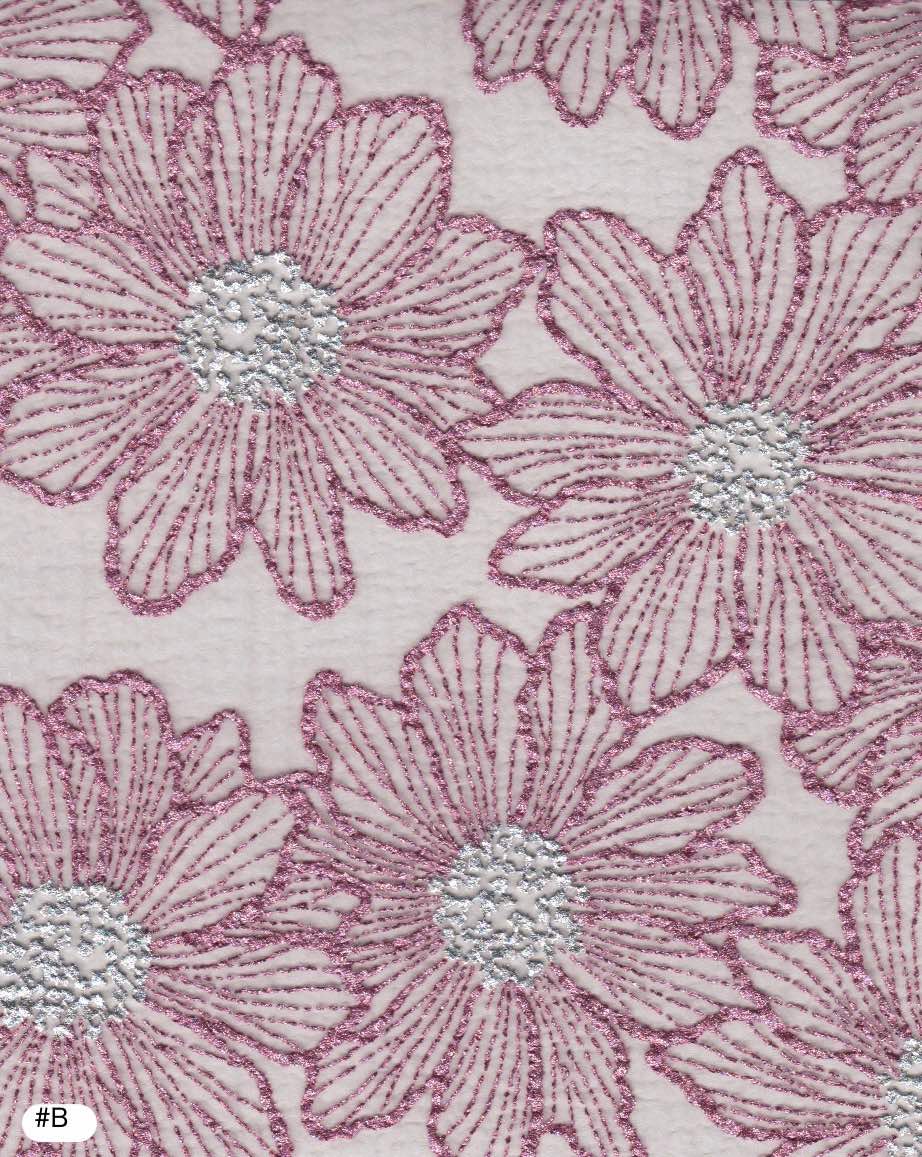 hoHP-5083-1 ワッシャーオーガンジー 刺繍花 | 【 生地問屋YAMATOMI 】大阪船場の布・生地・テキスタイル仕入れ卸問屋